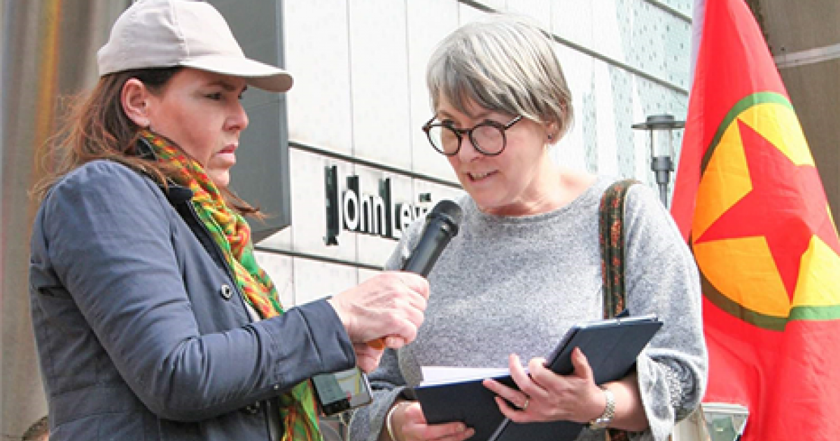 BASW Cymru marches to support Kurdish strikers | BASW