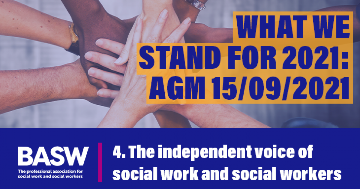What we stand for: The independent voice of social work and social ...